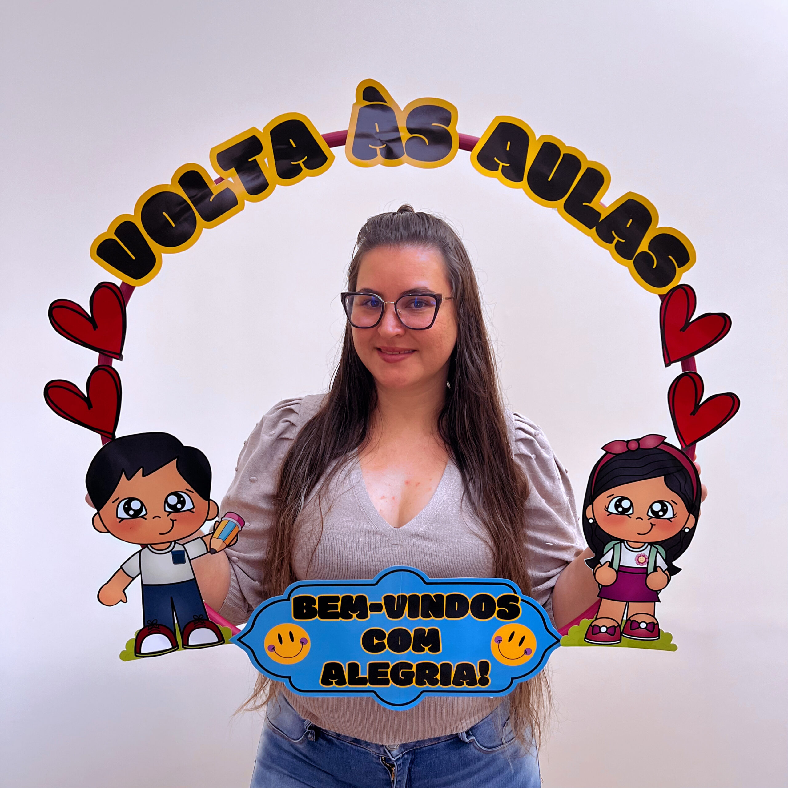 Bambolê Moldura Volta às Aulas – Pedagogia